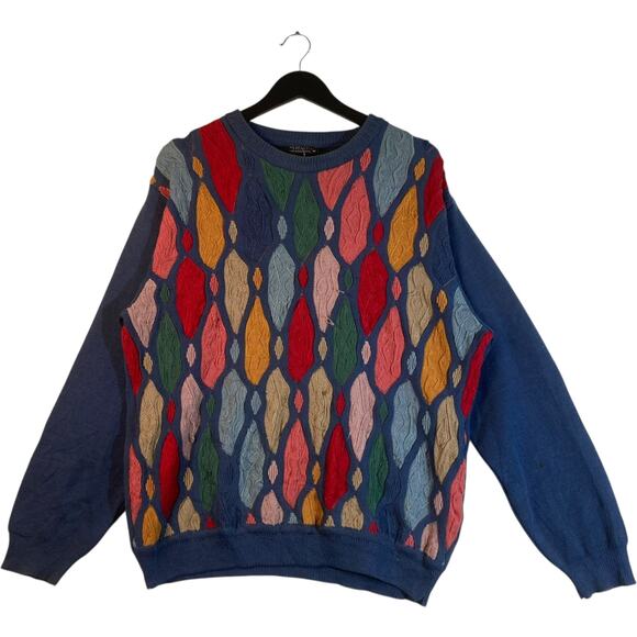 Geccu | Sweaters | Vintage Geccu 3d Knit Sweater M | Poshmark